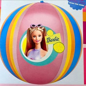 Mattel | Toys | Vintage 202 Barbie Inflatable Beach Ball 20 New Pink ...